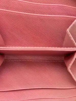 Prada 2013-2026 Saffiano Zip Around Coin Pouch