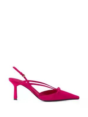 Prada Suede Slingback Pumps - Pink