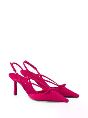 Prada Suede Slingback Pumps - Pink