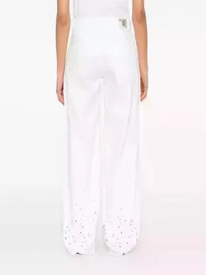 MARCCAIN Scalloped-hem Straight Jeans