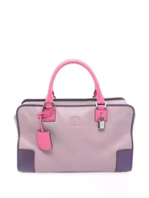 Loewe Loewe Amazona 36 Calf Leather Tote Bag Neutrals