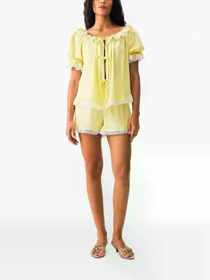 Sleeper Romantica Lace-trim Pajamas