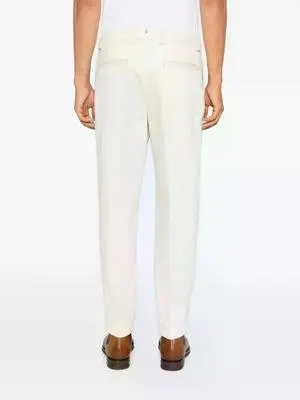 BERWICH Pleated-front Turn-up Trousers