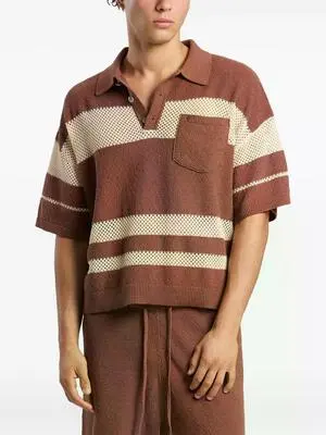 Palm Angels Palm Type Loose-knit Polo