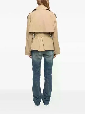 Zadig&Voltaire Kivana Organic Cotton Double-breasted Trench Jacket