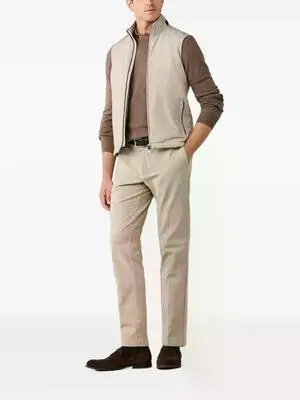 HACKETT LONDON Slim-fit Textured Trousers