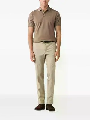 HACKETT LONDON Slim-fit Textured Trousers