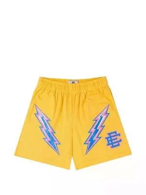ERIC EMANUEL Ee Basic Bolt-print Shorts - Yellow