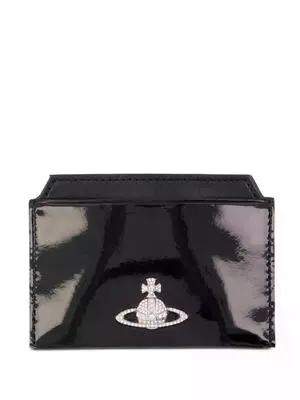 VIVIENNE WESTWOOD Flat Card Holder - Black