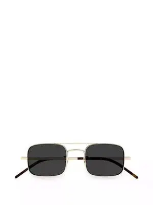 Saint Laurent Square-frame Double-bridge Sunglasses