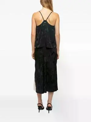 Zadig&Voltaire Jayla Silk Skirt With Lace Detail