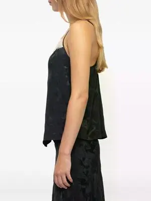 Zadig&Voltaire Jayla Silk Skirt With Lace Detail