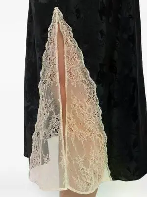 Zadig&Voltaire Jayla Silk Skirt With Lace Detail