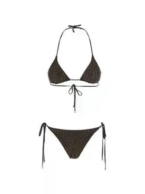 VENUJA Malibu Crystal Embellished Triangle Bikini