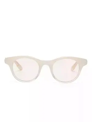 Brunello Cucinelli Round-frame Sunglasses - Neutrals