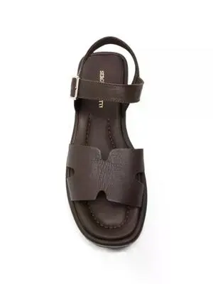 SERGIO MORETTI FIRENZE Buckle-fastening Leather Sandals