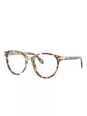 Giorgio Armani Tortoiseshell Round Glasses