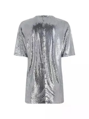 Rabanne Ohmori Cat-print Chainmail Mini Dress