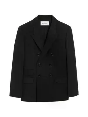 AMI Paris Double-breasted Straight-fit Wool Blazer