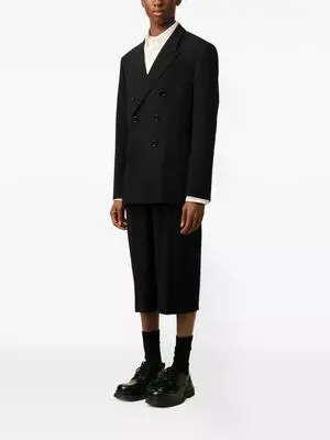 AMI Paris Double-breasted Straight-fit Wool Blazer