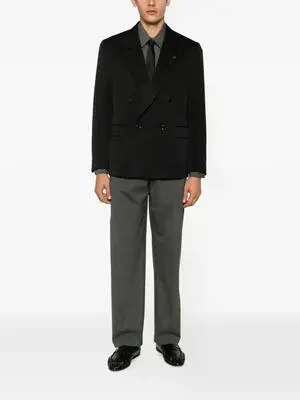 LARDINI Double-breasted Peak-lapel Blazer