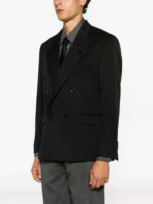 LARDINI Double-breasted Peak-lapel Blazer
