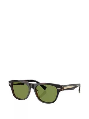 Brunello Cucinelli Tortoiseshell-effect Square-frame Sunglasses
