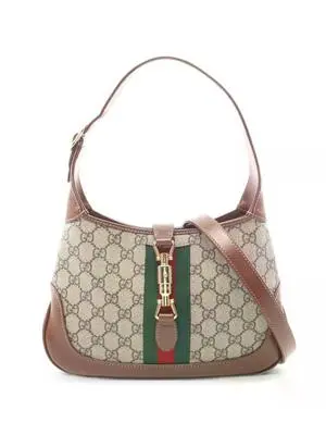 Gucci 2010s Gg Supreme Jackie Shoulder Bag