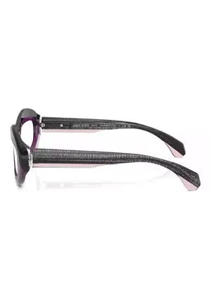 ALAIN MIKLI Oval-frame Glasses