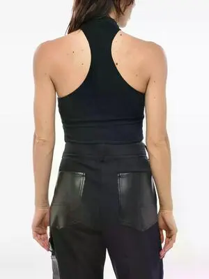 Stella McCartney Ribbed-knit Wrap-design Top