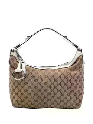 Gucci 2016-2026 Gg Canvas Icon Bit Satchel - Neutrals