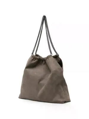 Stella McCartney Medium Falabella Ruched Chain-link Tote Bag