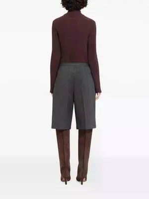 MAISON MARGIELA Tailored Striped Wool-blend Shorts