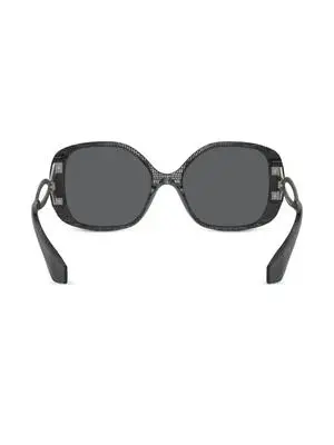ALAIN MIKLI Graphic Oversize-frame Sunglasses
