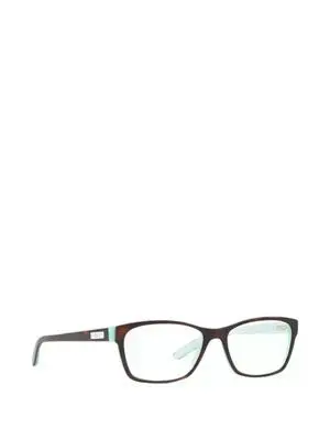 POLO RALPH LAUREN EYEWEAR Tortoiseshell-effect Rectangle-frame Glasses