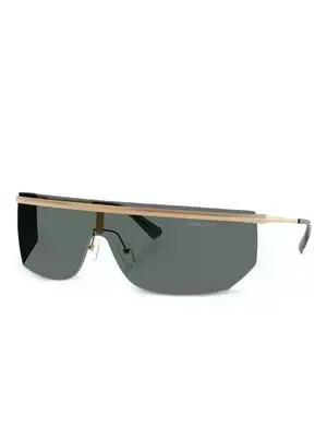 Michael Kors Palisades Shield-frame Sunglasses - Gold