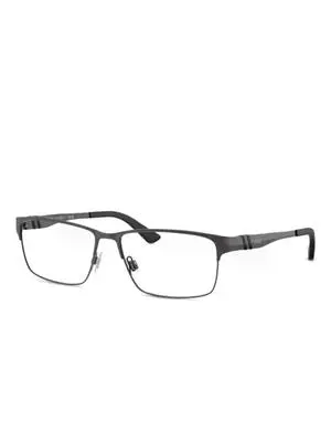 POLO RALPH LAUREN EYEWEAR Rectangle-frame Glasses - Grey
