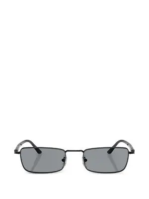 Persol Rectangle Frame Sunglasses - Black