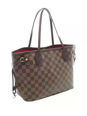 LOUIS VUITTON 2016 Damier Ebene Neverfull Pm Tote Bag