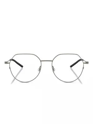 Moncler Geometric Frame Eyeglasses - Grey