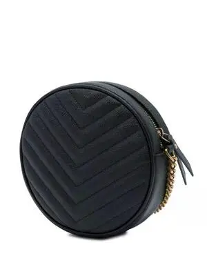 Saint Laurent Chevron Grain De Poudre Vinyle Camera Bag