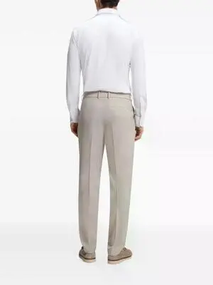 BOSS Slim-fit Shirt In Italian-made Performance-stretch Jersey