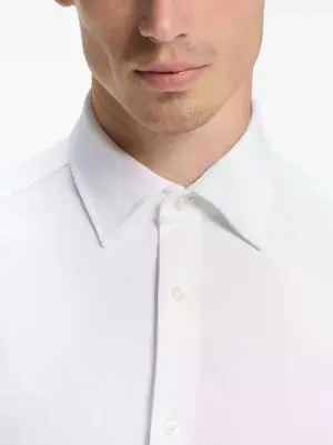 BOSS Slim-fit Shirt In Italian-made Performance-stretch Jersey