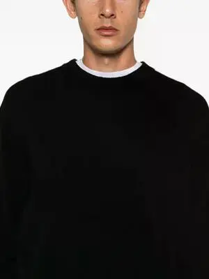 ATOMO FACTORY Crew-neck Ribbed-trim Sweater