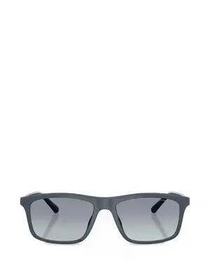 Emporio Armani Matte Rectangle Sunglasses
