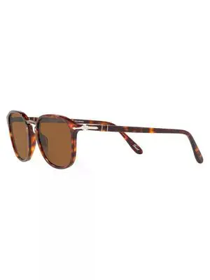 Persol Tortoiseshell Acetate Round Frame Sunglasses