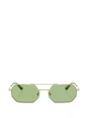 VOGUE EYEWEAR Geometric-frame Double-bridge Sunglasses - Gold