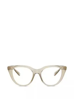 SWAROVSKI Cat-eye Crystal-embellished Glasses - Neutrals