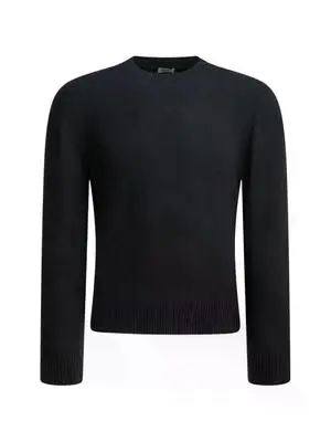 ALTUM Stockinette-stitch Crew-neck Sweater - Black
