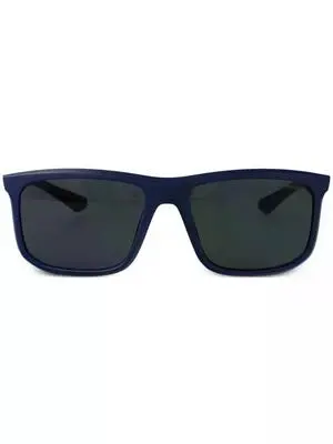 Emporio Armani Rectangle-frame Sunglasses - Blue